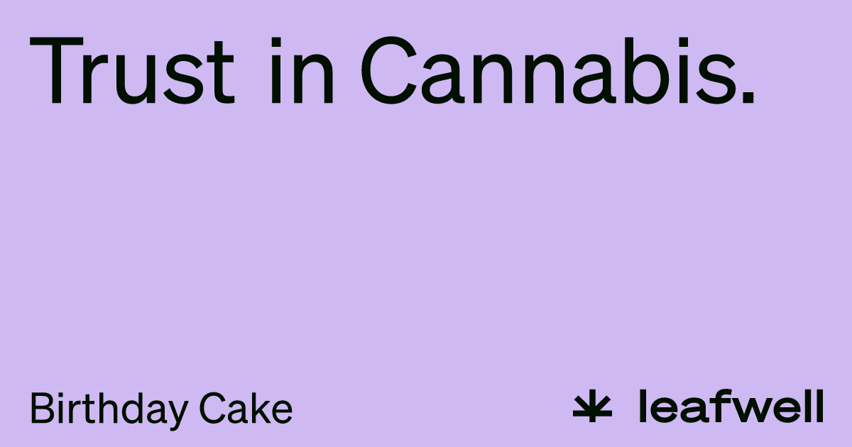 Birthday Cake Marijuana Strain