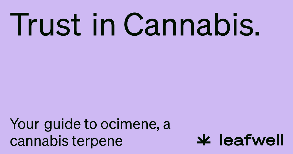 What is ocimene? Benefits, uses, cannabis strains